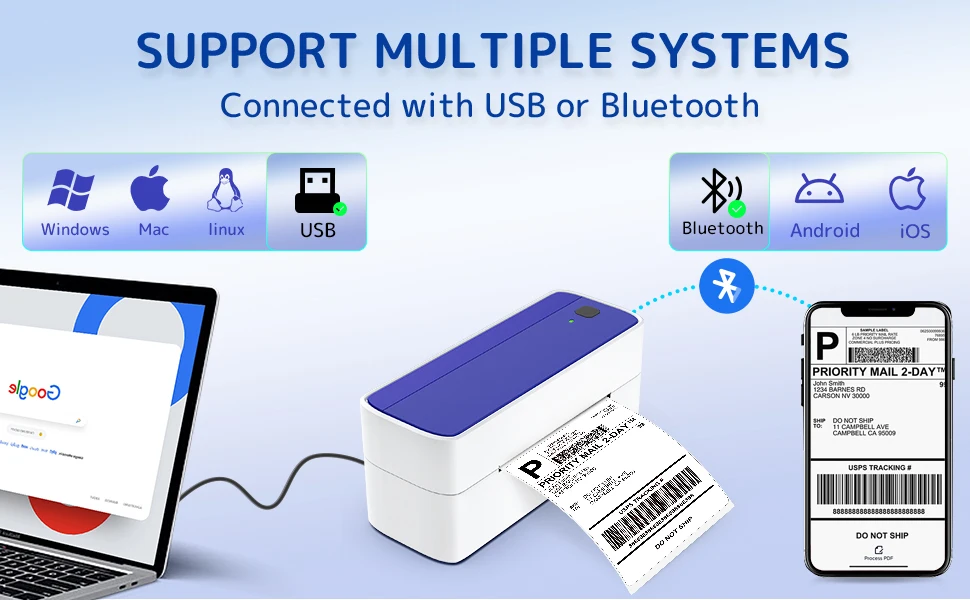 PT260 joy Rollo Printer Paperang Mini Print Hiti Hand Held Cardboard ...