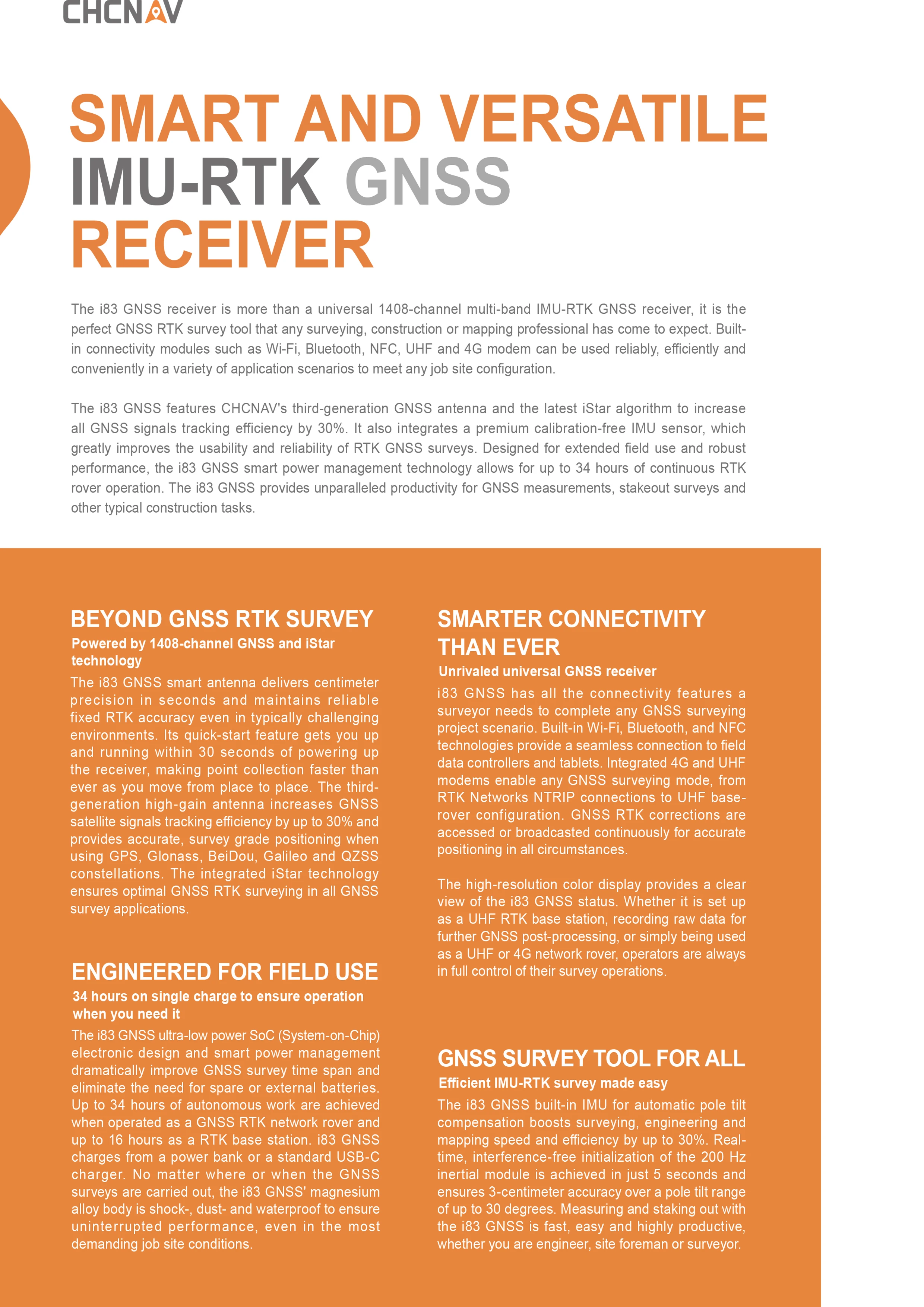 CHCNAV GNSS RTK Receiver Software for RTK GPS I93 Pro & ODM | Wholesale