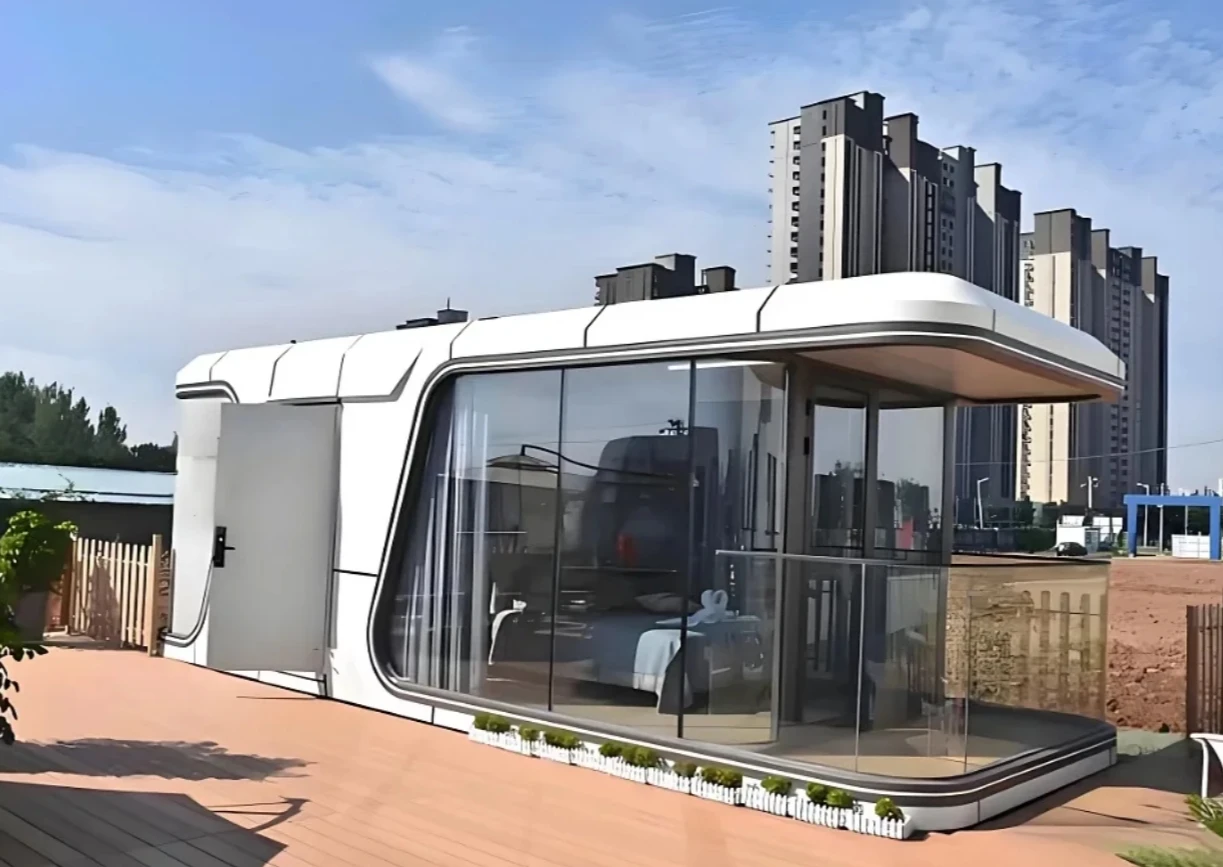 Luxury Tiny House - Detachable Expandable Portable Airship Pod