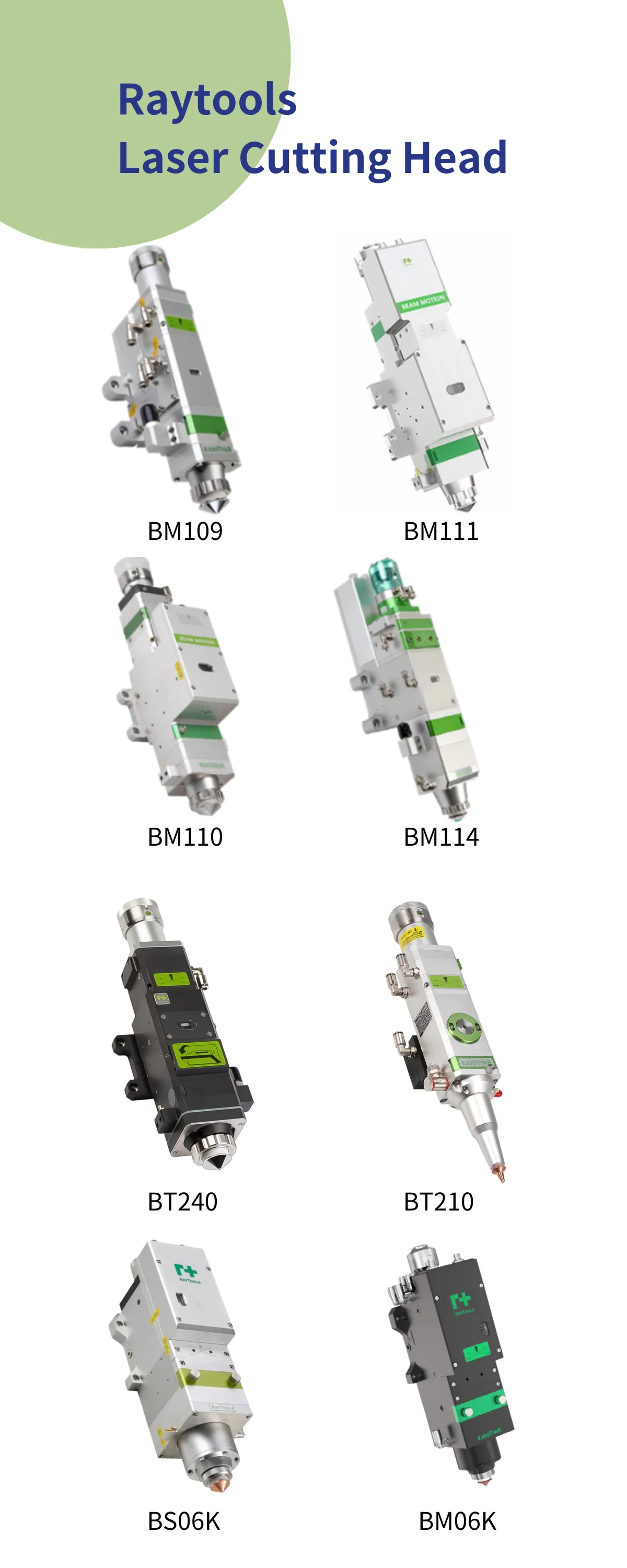 Raytools Original High Stability Laser Head BT240S With Manual Focus for 1500w Fiber Laser ...