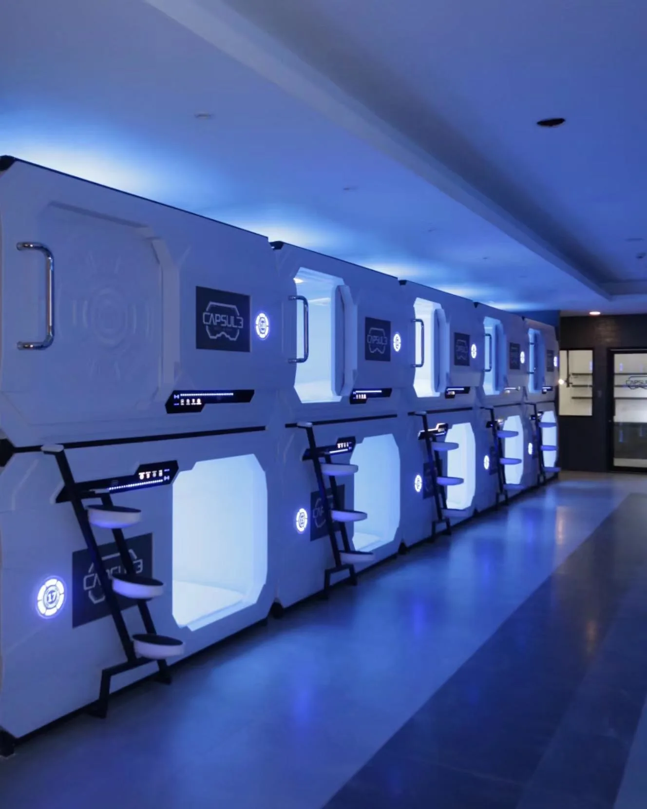 WE Modern Space Capsule Sleeping Bed Capsule Rooms Homestay Hotel ...