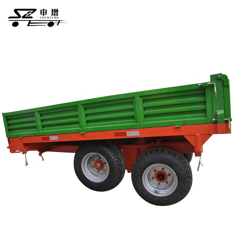 High Quality Tandem Axle 5Ton Farm Tractor Trailer With CE Certificate ...