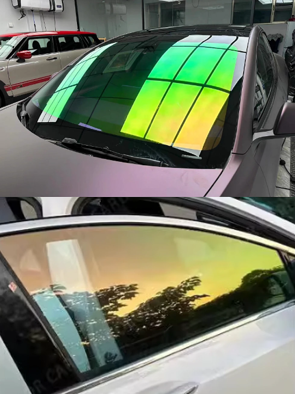 Premium VLT 80%~25% Ceramic Window Tint 10 Color High Definition Ghost ...