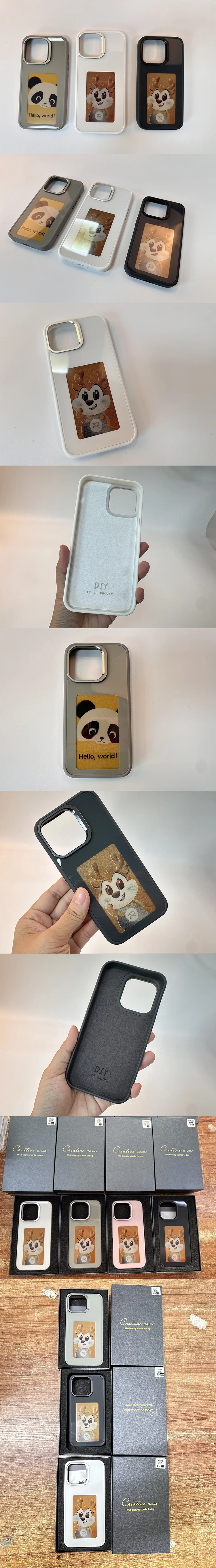 Custom Cover Case - Luxury NFC Display E Ink Phone Case