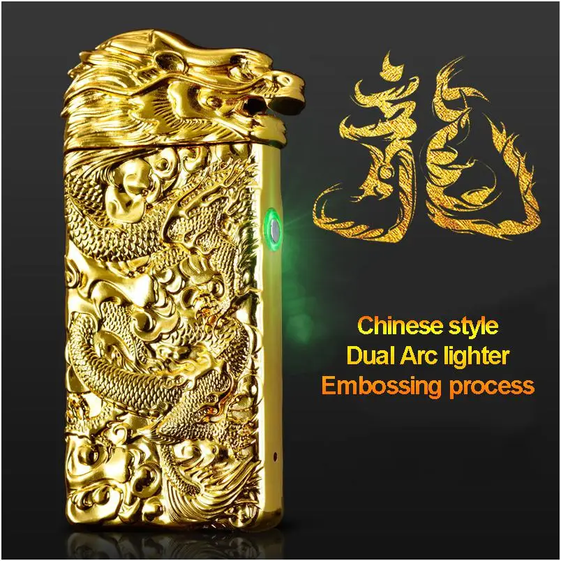 Electric Arc Lighter Encendedor De Cigarrillos Mas Camping Silicone Gas ...