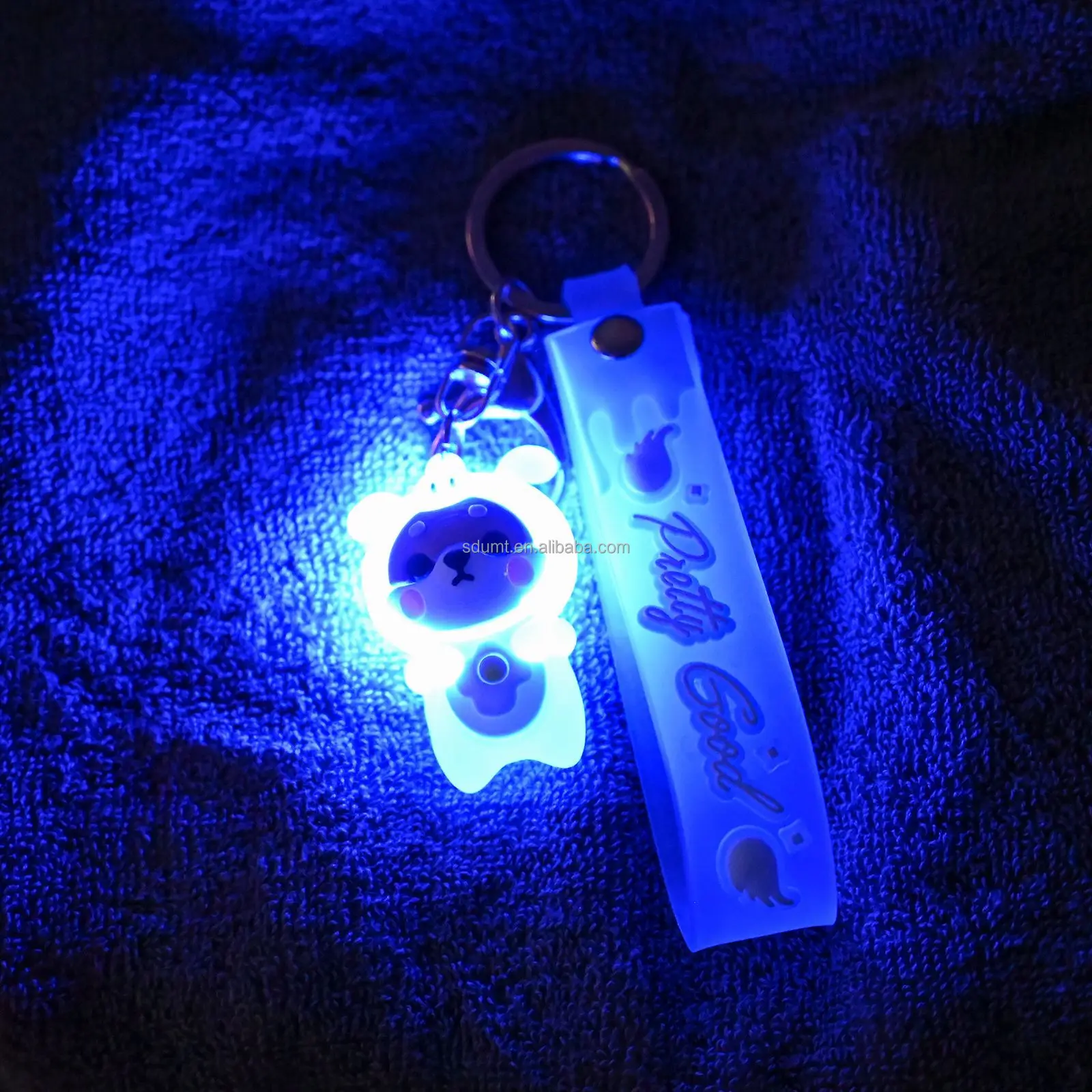 Hot Sale New Bear Keychain Customized Promotional 3d Rubber Custom Soft ...