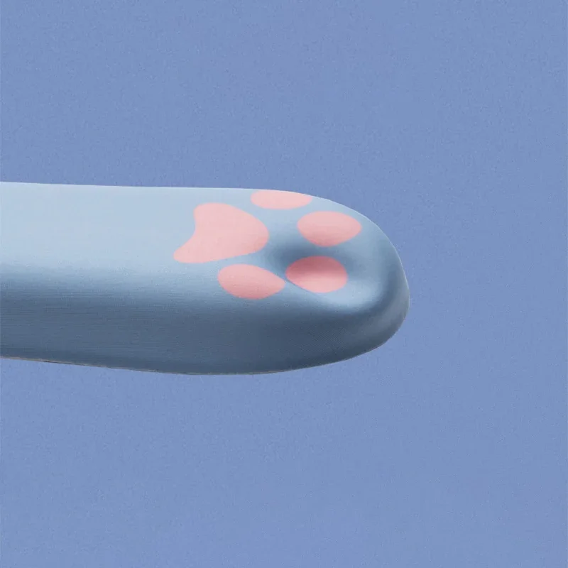 Cute Cat Paw Memory Foam Wrist Rest Mouse Keyboard Pad With Wrist ...