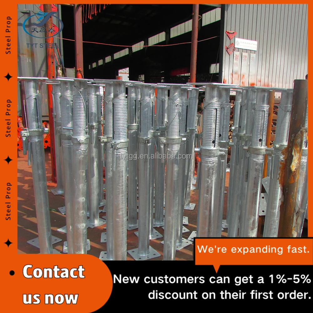 Galvanized Steel Acro Props Shuttering Jacks Steel Acrow Shoring ...