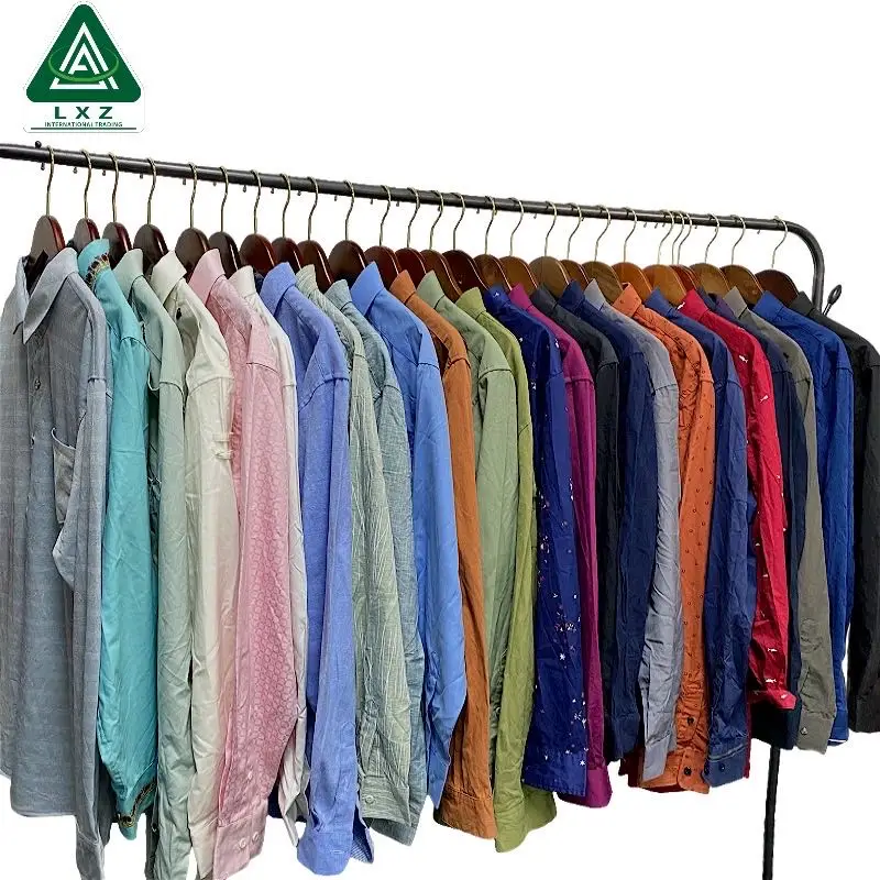 Used Clothes Wholesale Man Used Man Shirt Second Hand Man Shirt Bales ...