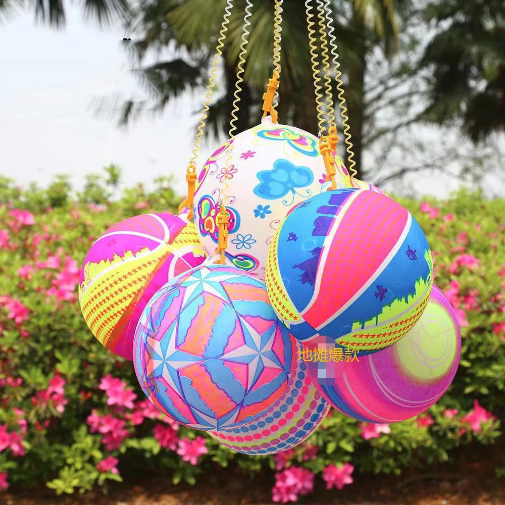 9 Inch PVC Rainbow Ball Floater - Perfect for Beach Fun