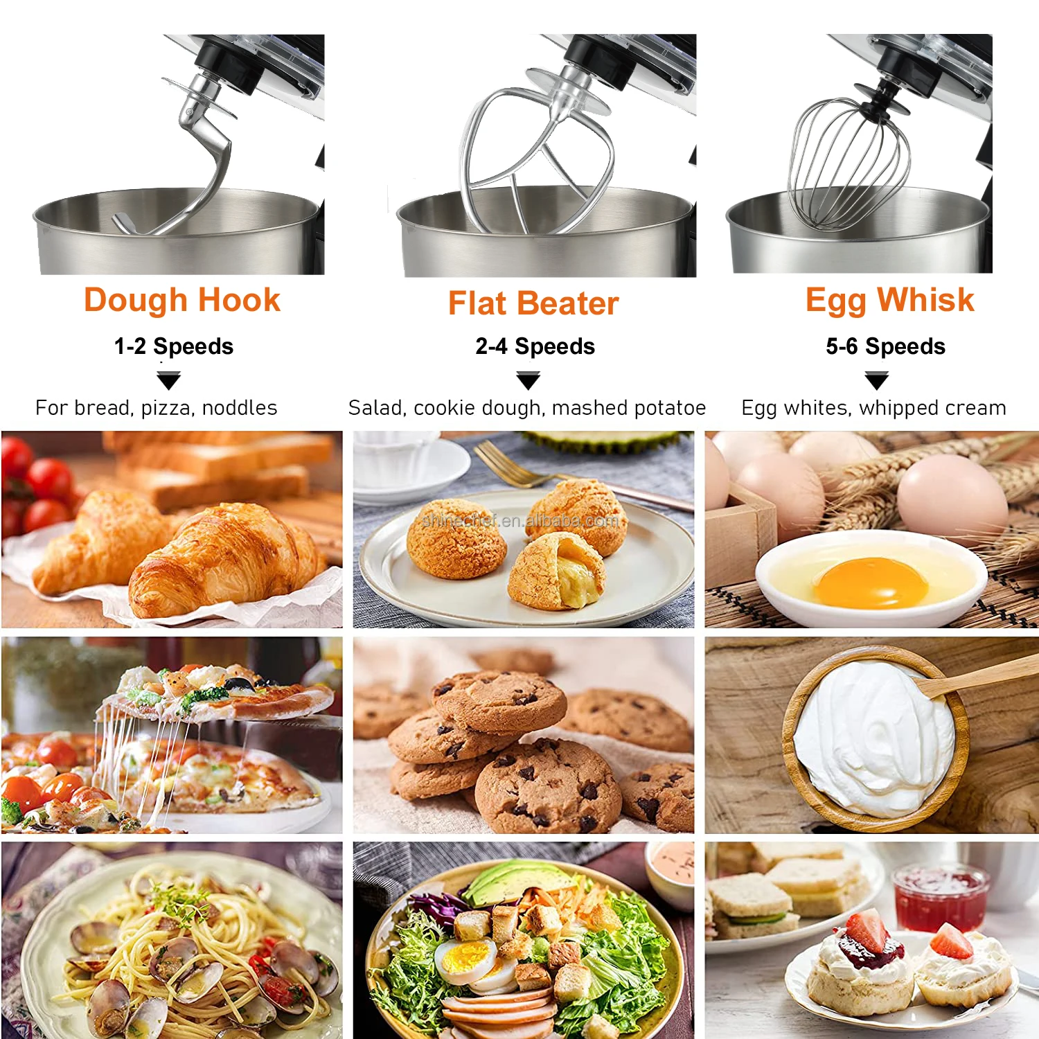 Alibaba.com: Heavy Duty Dough Mixer, Planetary Kitchen Food Mixer with ...