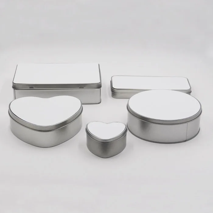 Prosub Customized Blank Sublimation Tin Box Metal Storage Candy Tin ...