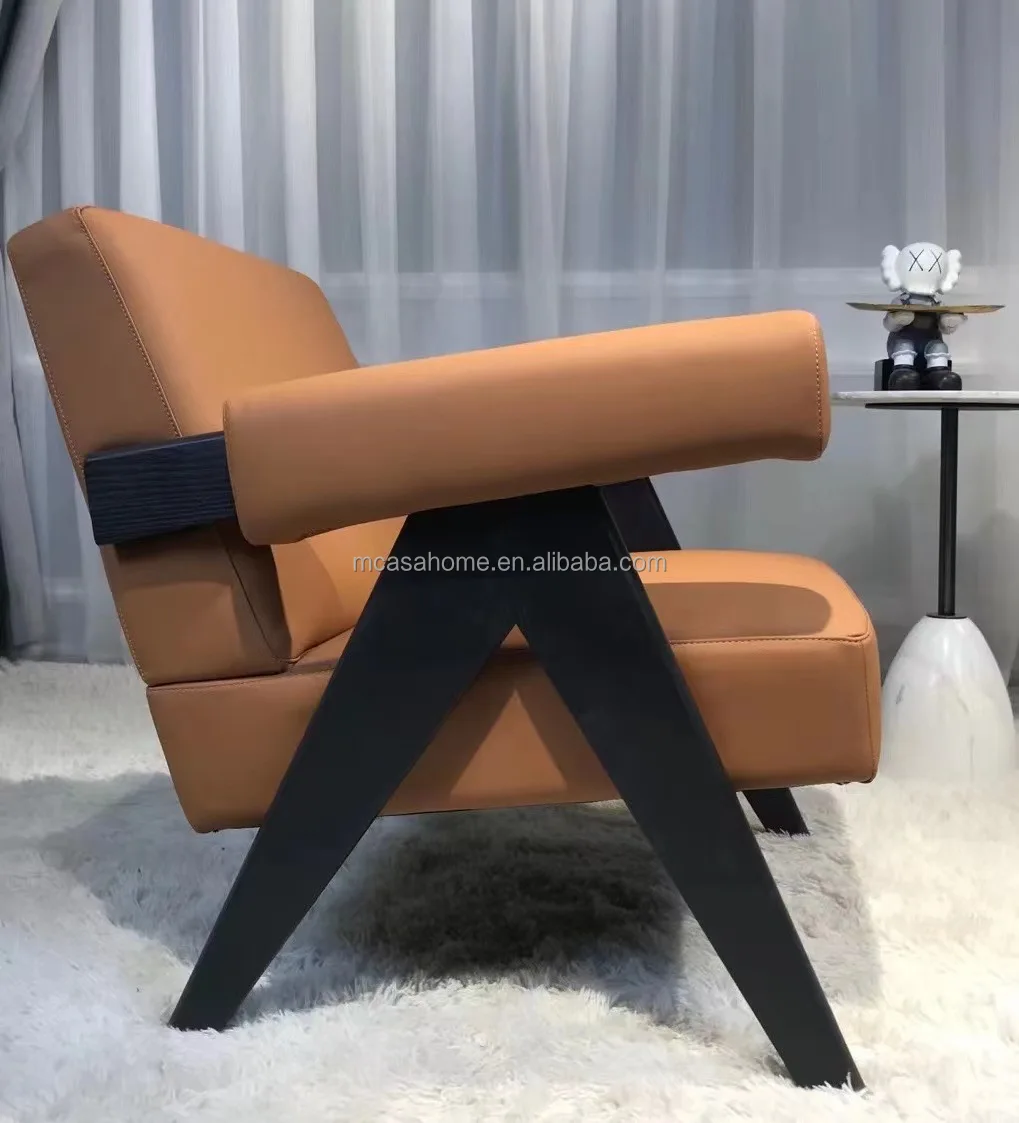 Wabi Sabi Modern Wooden Chair Japandi Lounge Leisure Home Accent Arm ...