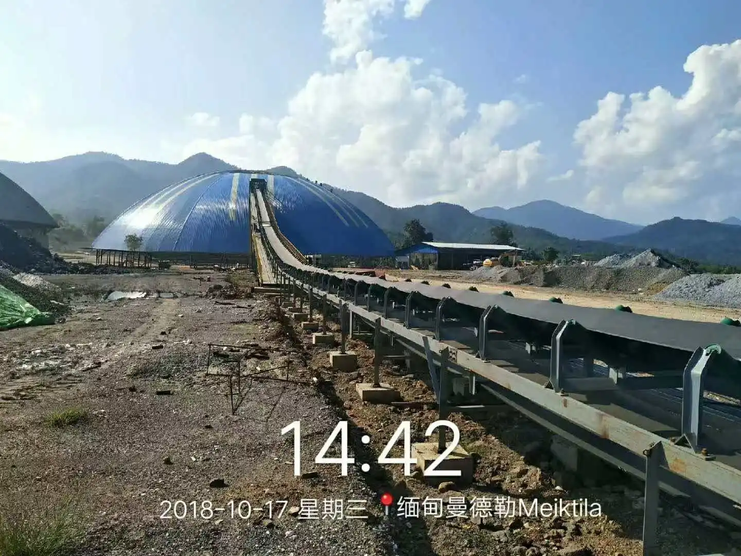 New Industrial Automatic Conveyor System for Mining Coal Mine Rock Sand Belt Conveyor Stone ...