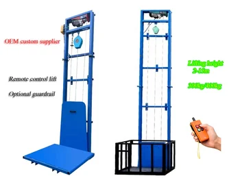 Small Electric Monorail Freight Elevator Household Warehouse Factory ...