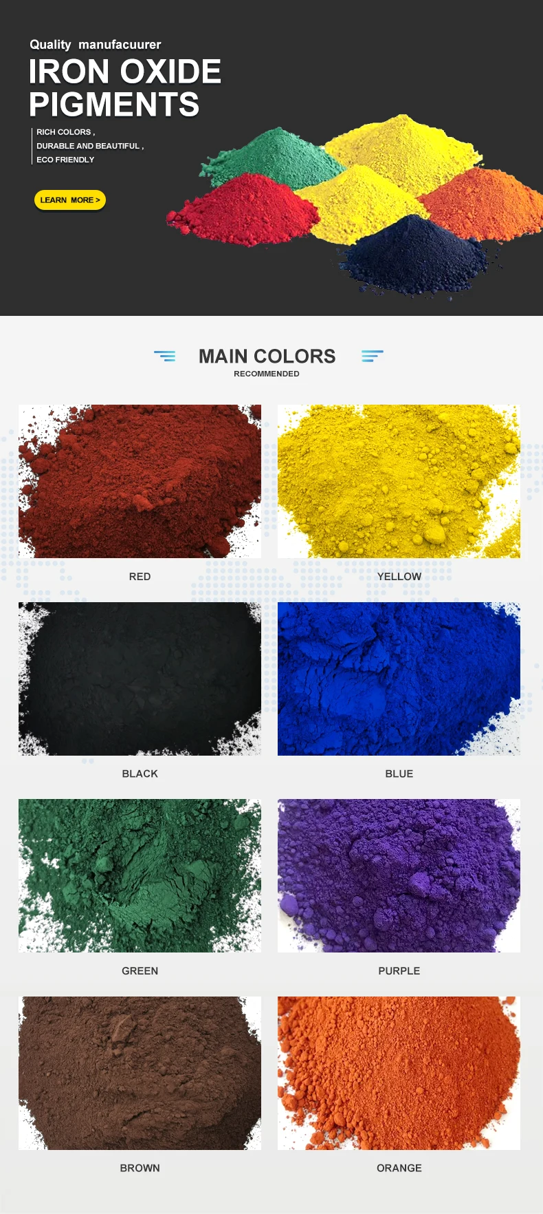 Red Iron Oxide Pigment Powder - Durable & Versatile Colors