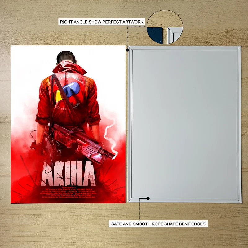 Magnet Mounted Tin Wall Print System - Metal Movie Poster Art for Home ...