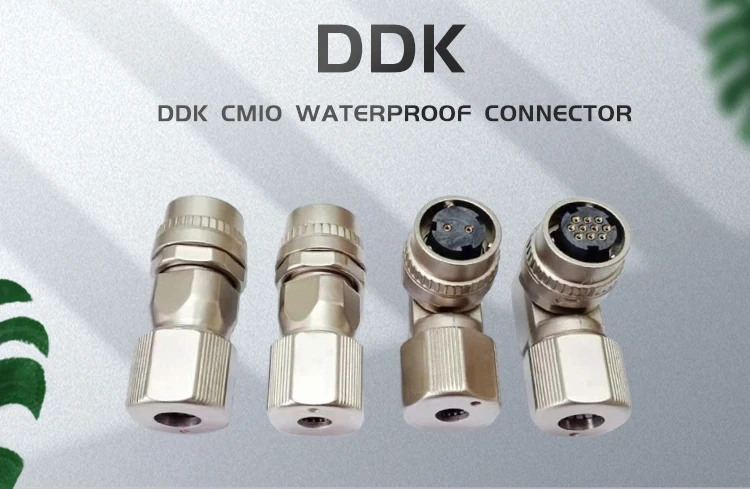 Ddk Cm10 Waterproof Connector Servo Motor Encoder Connector Plug 2pin ...