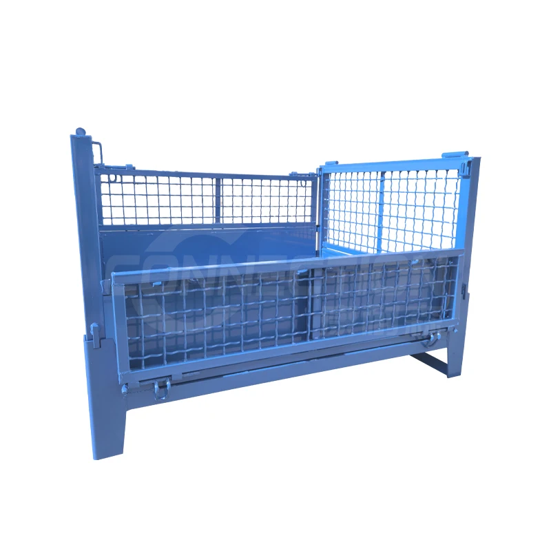 Stackable Metal Cage Steel Wine Bottle Storage Mesh Stillage Storage ...