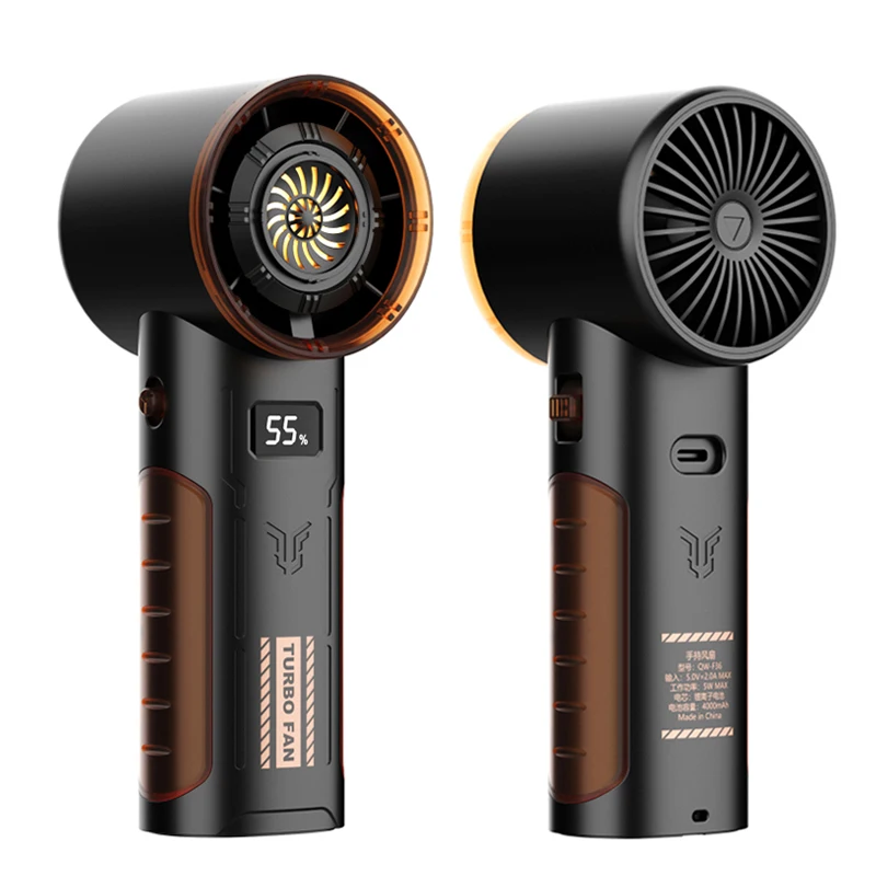 Multifunction High Speed Turbo Mini Handheld Fan Strong Power Air ...