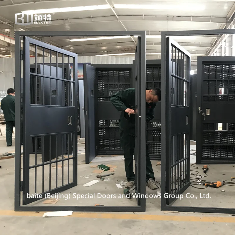 Manual Steel Prison Door For Detention Center And Drug Rehabilitation ...