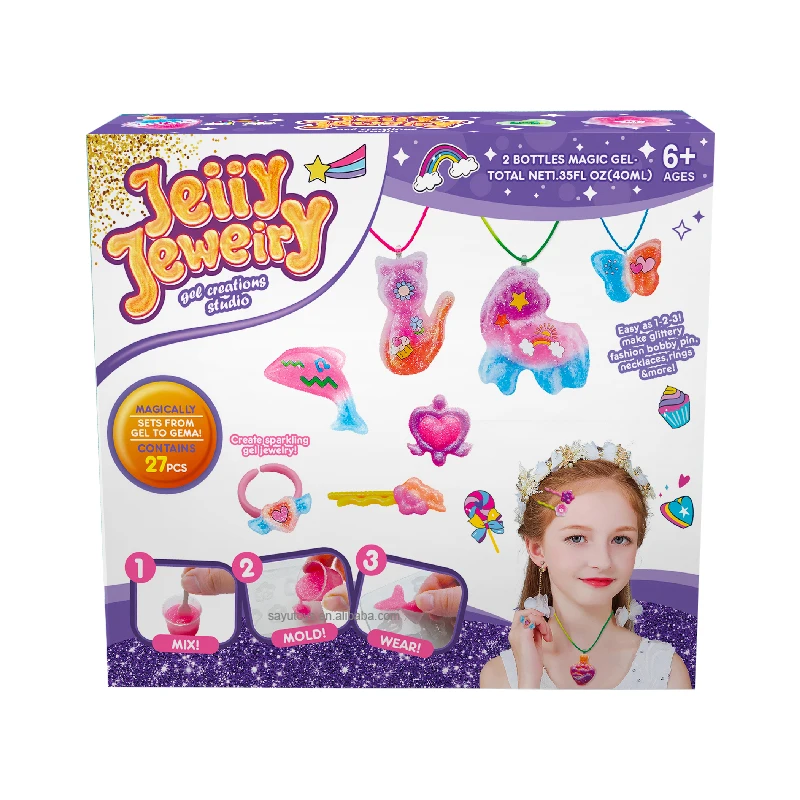SY DIY Beauty Tools Children Jewelry Sets Necklace Bracelet Kids ...