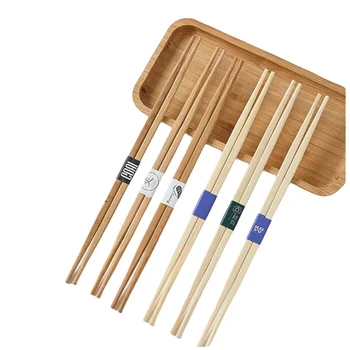 Custom Double Use Premium Japanese Style Bamboo Chopsticks With ...