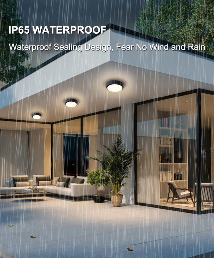 Customization 15w Pc Round Sensor Ceiling Led Light Sensor For Corridor ...