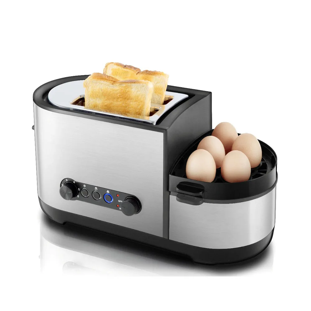 Retro Toaster Maker Egg Cooker Stainless 2 Slice Electric Sandwich ...
