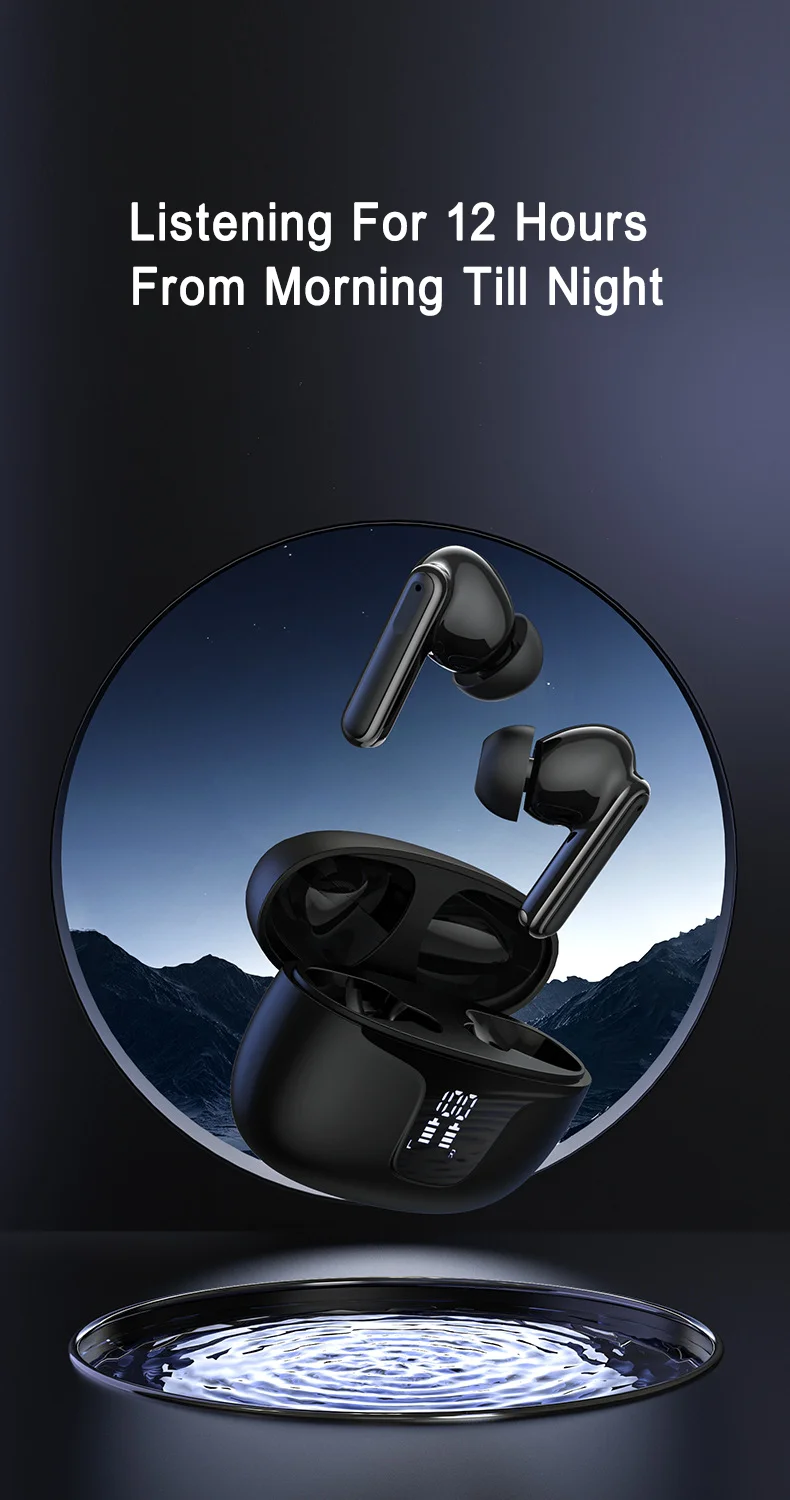 Dual Microphone Noise Reduction Wireless Earphones New 5.3 In Ear Low ...