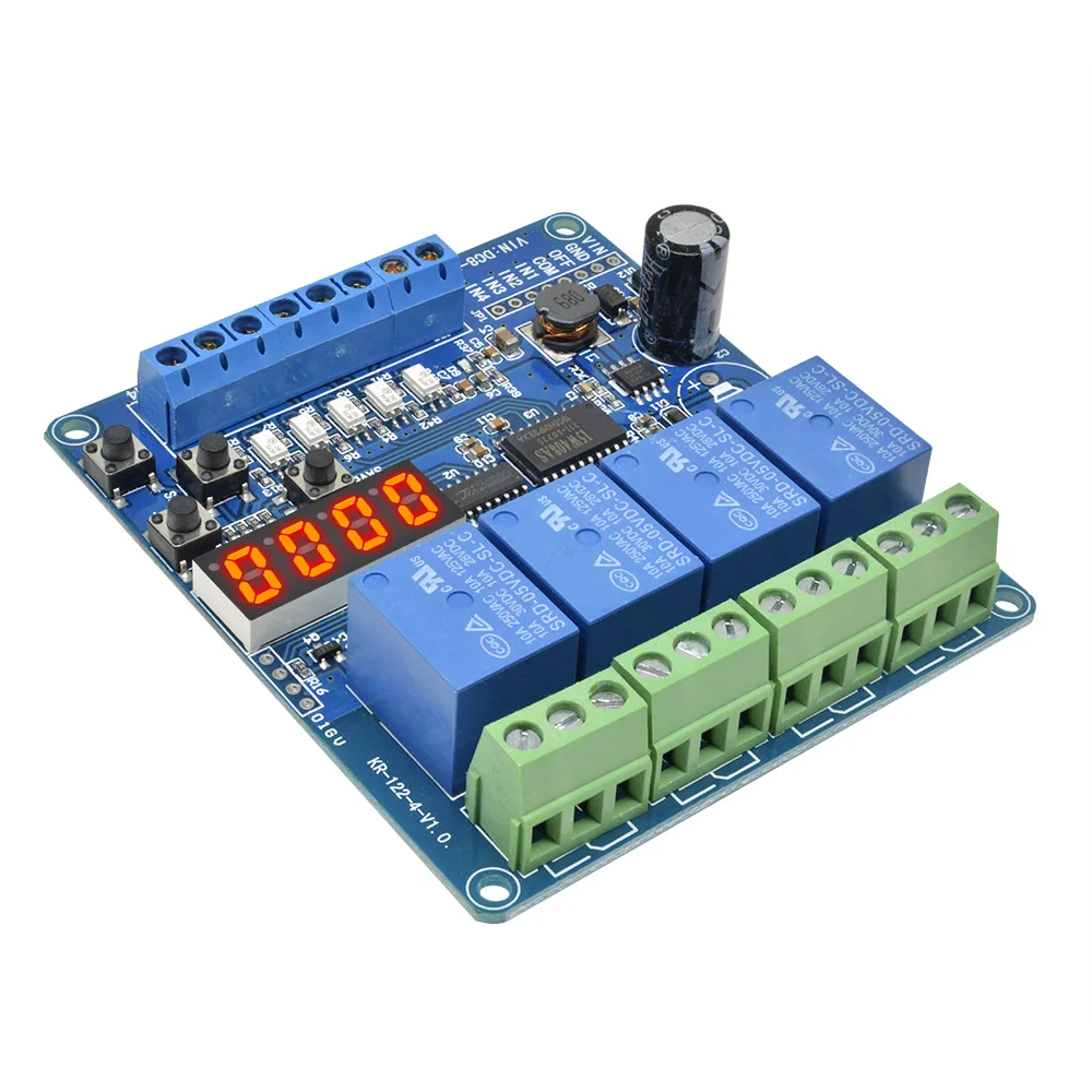 Dc 8 -36v 4 Channel Multifunction Relay Control Module With Optocoupler ...