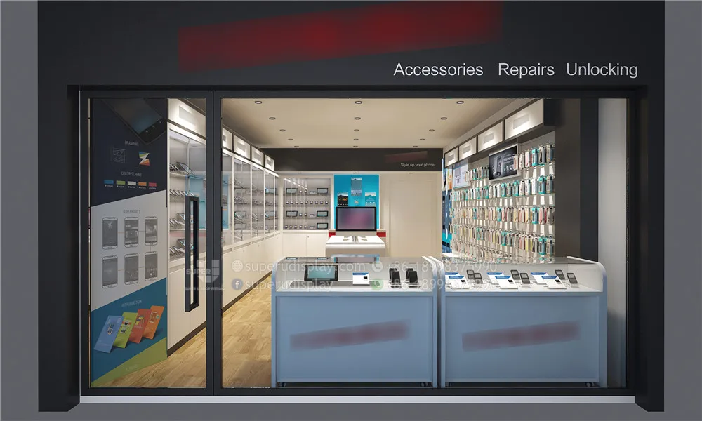 Custom 3D Electronic Showroom - Interior Design Solutions