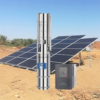 Handuro Large Flow Solar Water Pump Good Quality Deep Well Borehole ...