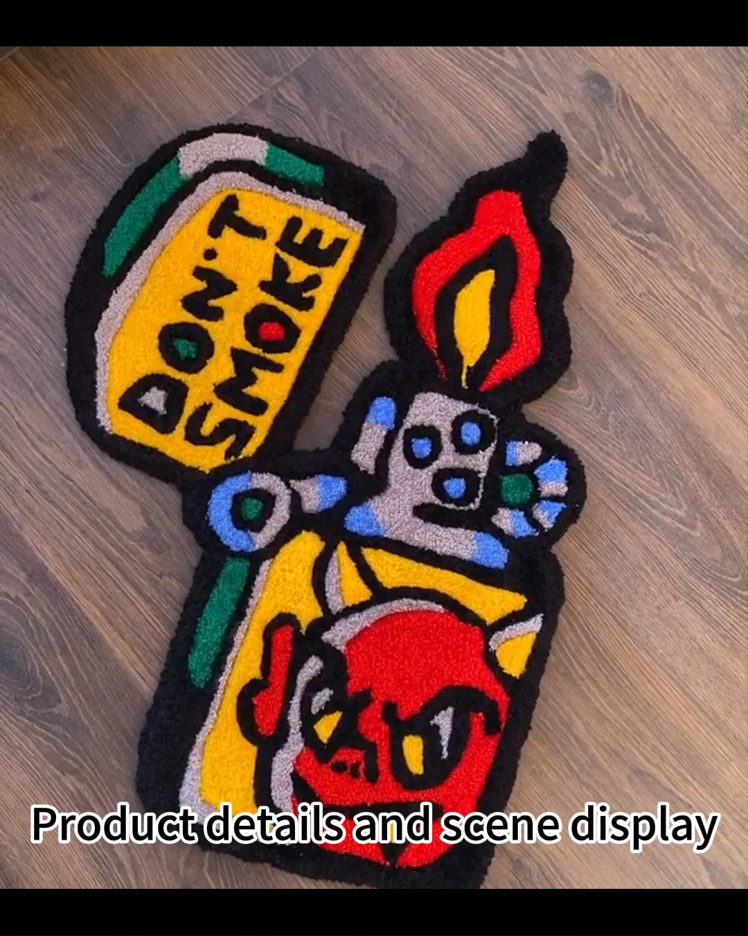 Luxury Monster Lighter Shape3d Wool Material Durable Area Hand Crafted ...