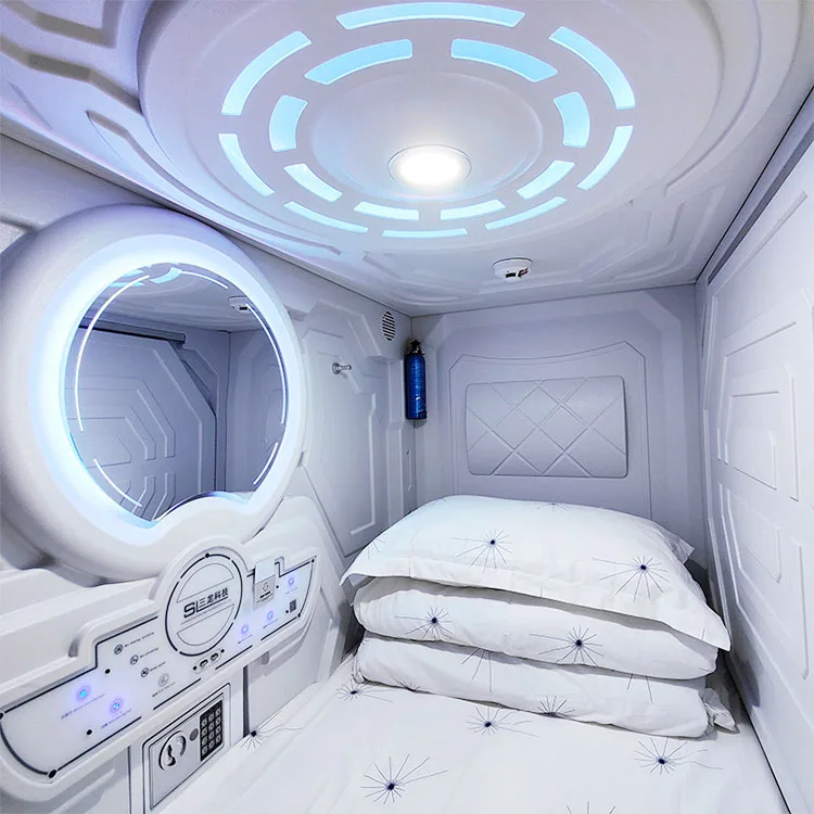 【タイプ】 小さな節約モダンなベッドスペーススリーピングポッドカプセルベッド - Buy Small Space Beds,Space ...