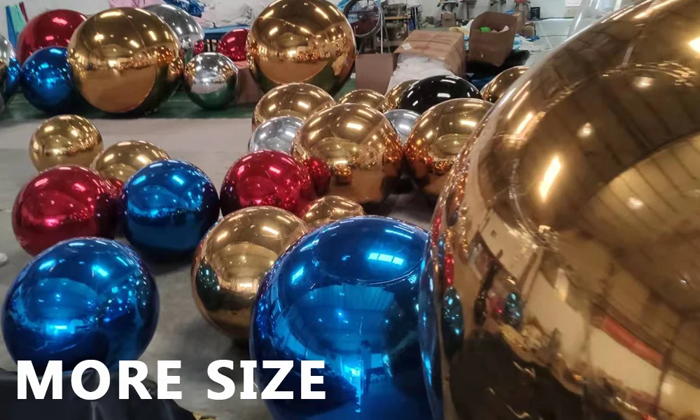Wedding Stage Decoration Large Giant Laser Inflatable Mirror Ball Disco ...