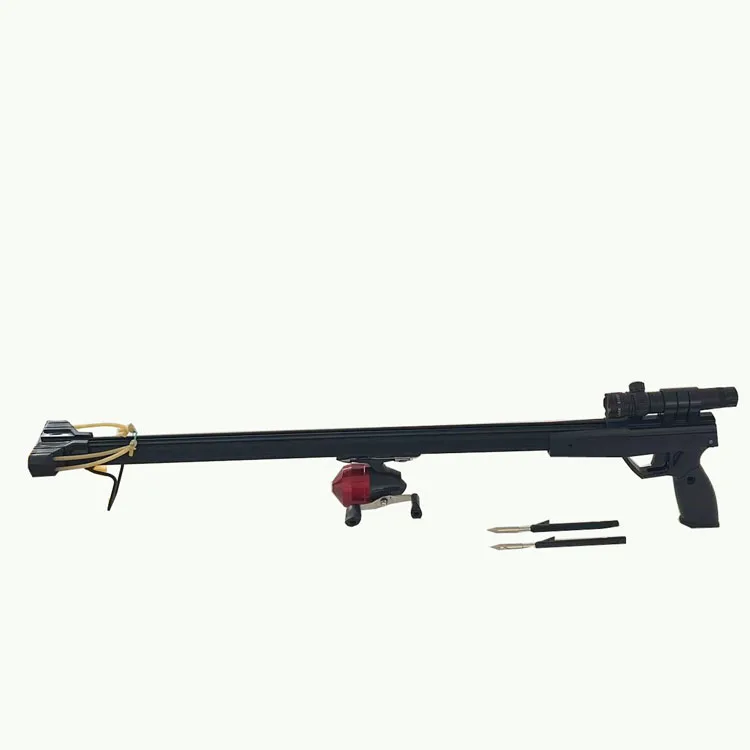Outdoor Powerful Long Pole Laser Aiming Hunting Fish Shooting Slingshot ...