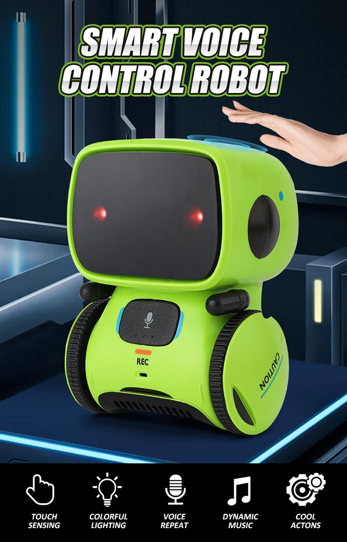 Educational Toy Singing Dancing Voice Control Robots for Kids
