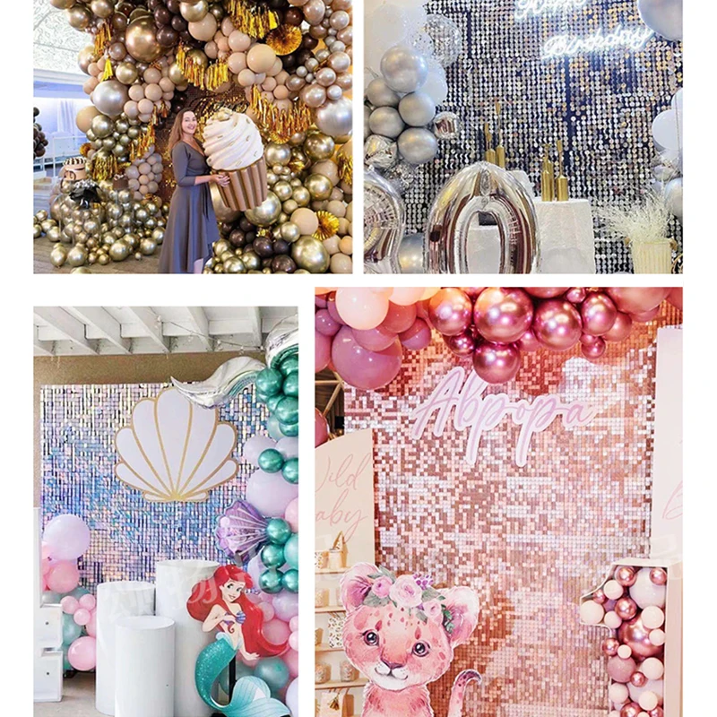 Shimmer Wall Backdrop - 30 Panels of Glittering Beauty
