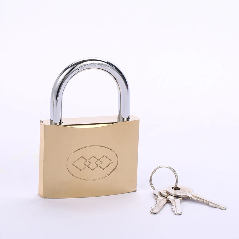 Tri-rhomb Top Security 25mm Hardened Brass Padlock Waterproof Anti Cut ...