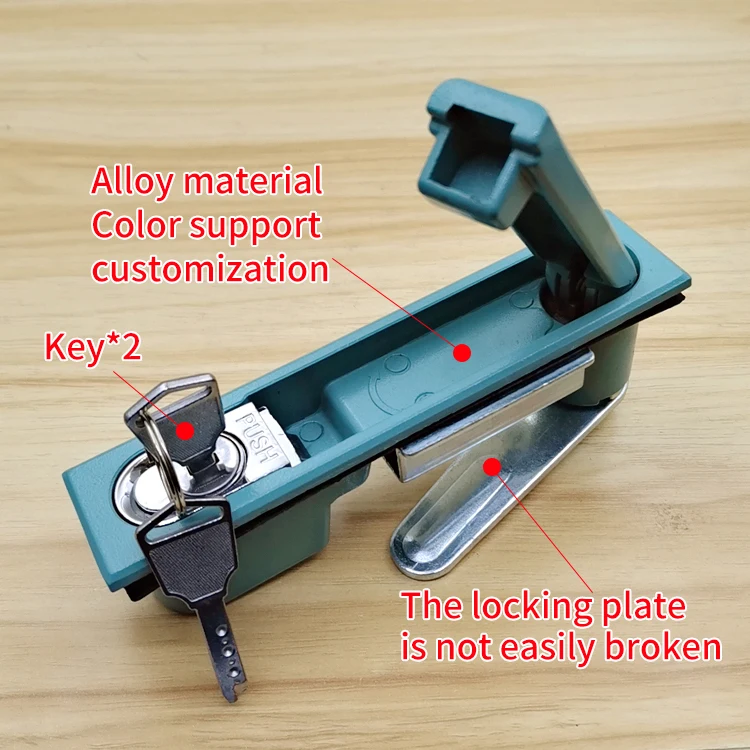 Ms818 Electrical Cabinet Push Button Swing Handle Lock Zinc Alloy Panel ...