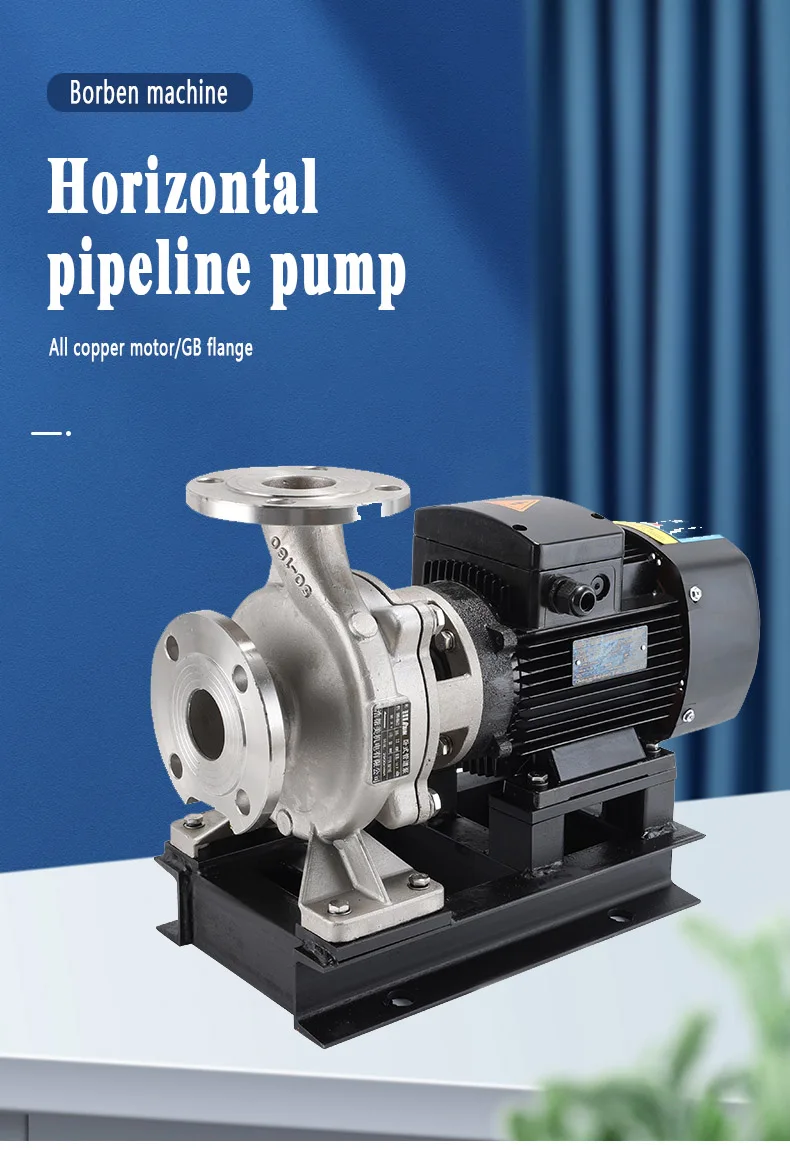 Booster Pump Isg/isw Vertical Horizontal Cast Iron Or Stainless Steel ...