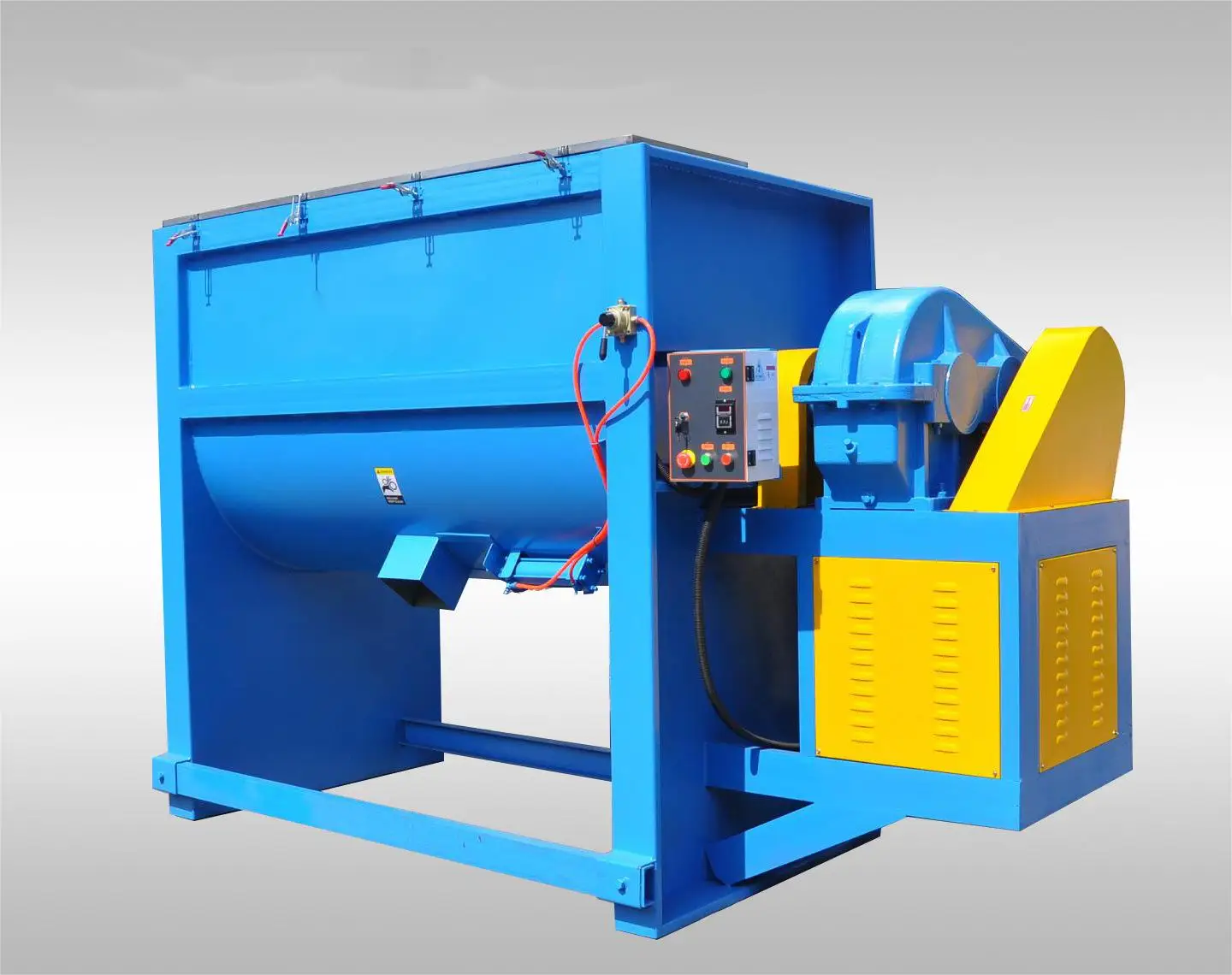 Horizontal Plastic Particle Mixer Industrial Horizontal Chemical Powder ...
