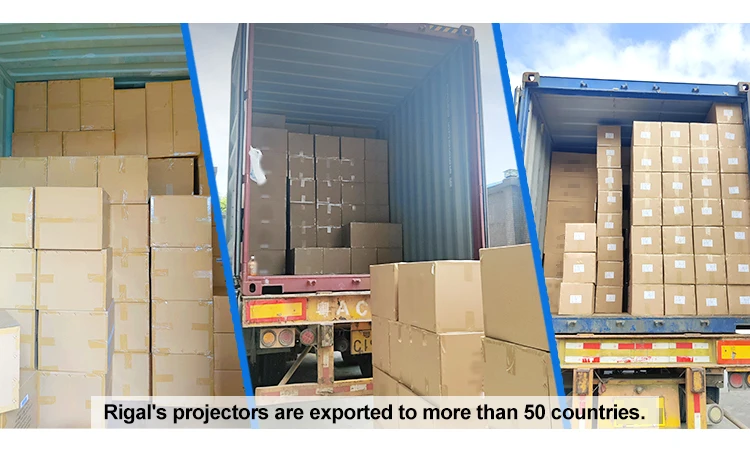 Rigal Rd-836a Dustproof Android Wifi Business Projectors Presentation ...