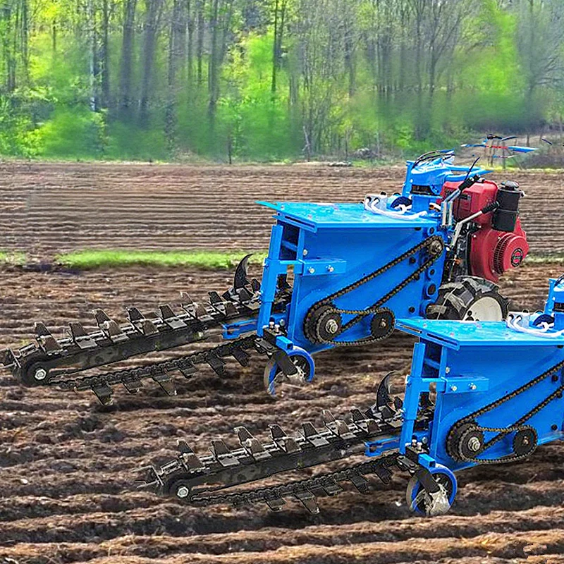 Self-Propelled Multi-Functional Orchard Trencher Small Hand-Guided Soil ...