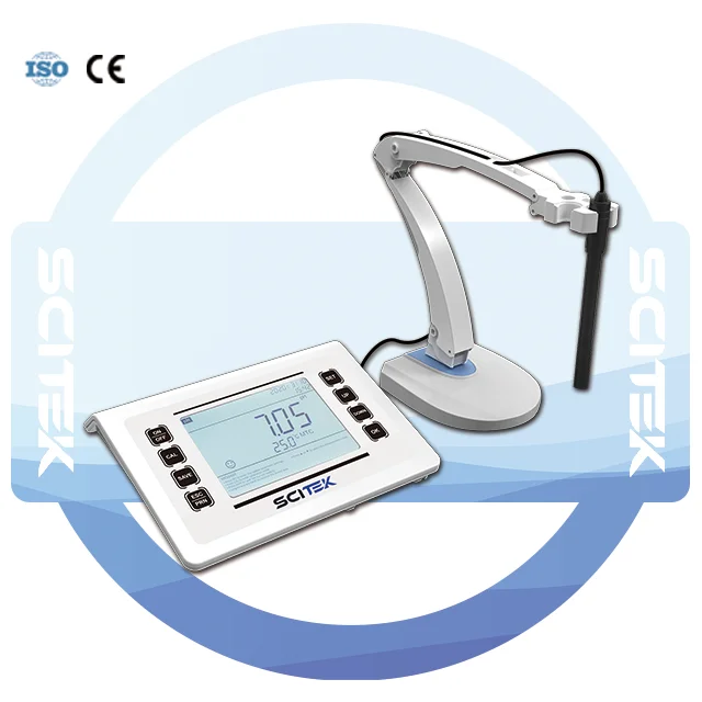 SCITEK Benchtop pH/Conductivity Meter LED screen pH composite electrode ... SCITEK Benchtop pH/Conductivity Meter LED screen pH composite electrode ...