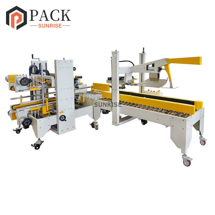 Carton Box Paper Taping Flap Sealing Machine Adhesive Tape Box Case ...