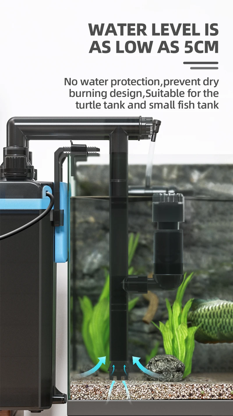 8W Aquarium Waterfall Filter Pump - Sustainable & Efficient