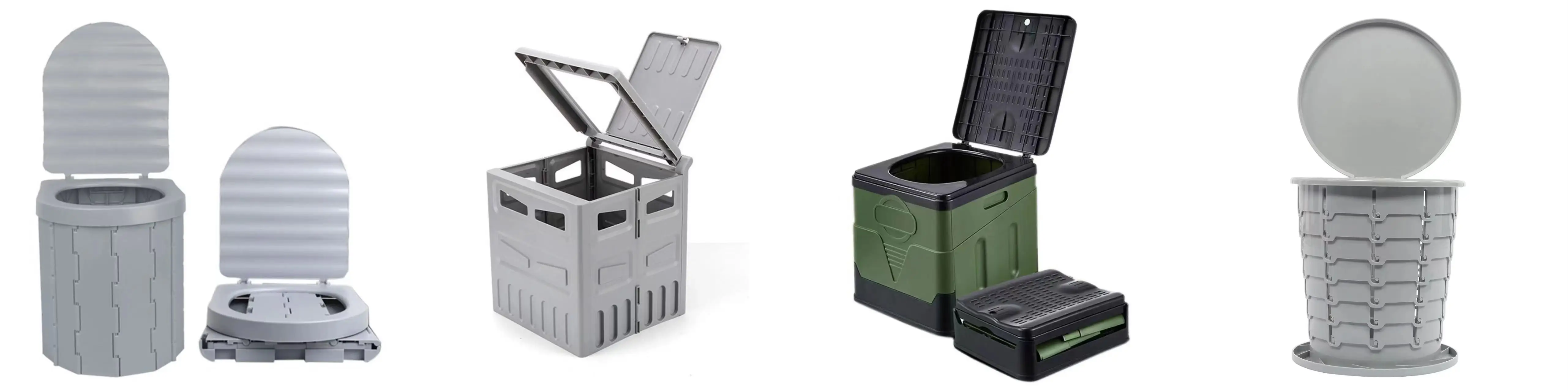 Compost Toilet Outdoor Camp Foldable Camping Portable Folding Toilet ...