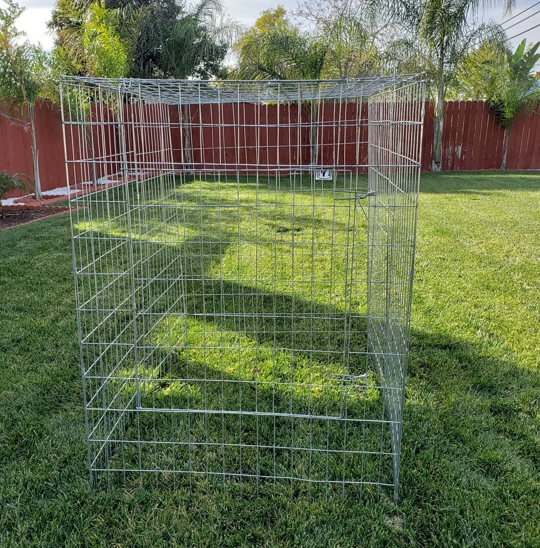 Secure and Durable Drop Pens for Chickens - Gamefowl Dome Pens